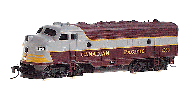 MicroTrain - Diesel EMD F7A Powered w/Magne-Matic Couplers - Canadian ...