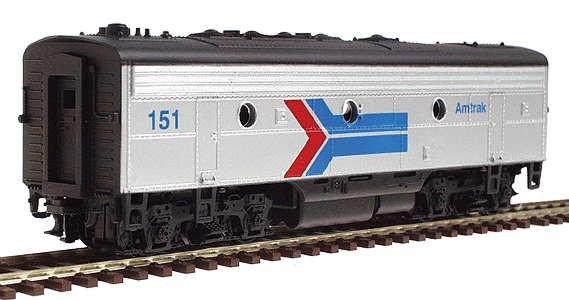 Athearn - Diesel EMD F7B Dummy - Amtrak(R) (silver, black, red, blue) - 140-3034