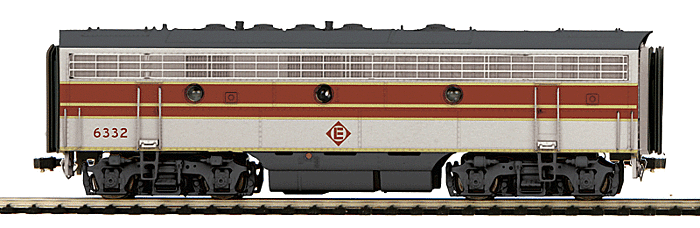 MTH - Diesel EMD F7B - Standard DC - Erie Lackawanna #6332 - 507-8021250