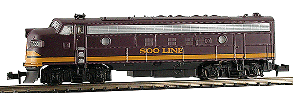 Model Pwr - Diesel EMD FP7 Powered w/Flywheel (All-Metal) - Soo Line ...
