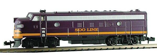 Model Pwr - Diesel EMD FP7A Phase II - Soo Line - 490-87452