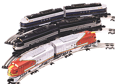 Lionel - Diesel EMD FT Powered A & Matching Dummy A Units - ATSF ...