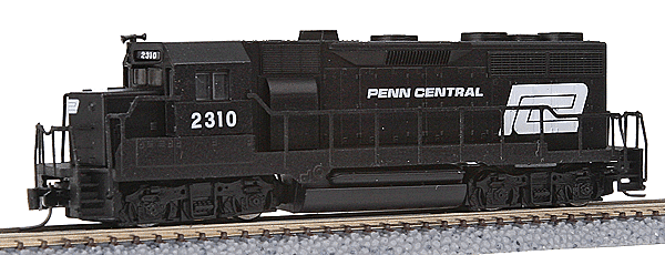 MicroTrain - Diesel EMD GP35 Powered - Penn Central #2310 (black, white Lettering & Penn Central ...