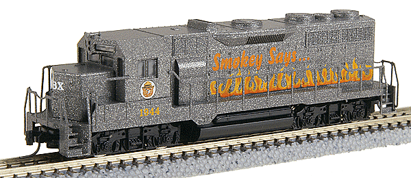 MicroTrain - Diesel EMD GP35 - Powered; Smokey Bear Fire Prevention Series - w/Magne-Matic(R ...