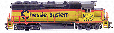 Atlas - Diesel EMD GP40 Powered - Chessie System #3690 - 150-8908