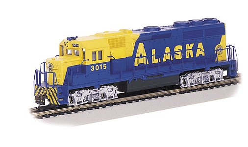 Bachmann - Diesel EMD GP40 - Standard DC - Alaska Railroad - 160-63548