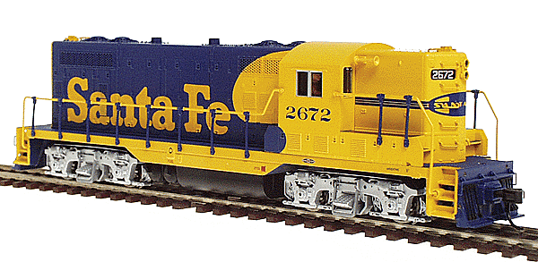 Atlas - Diesel EMD GP7 Powered - Nondynamic - Santa Fe #2672 (blue ...