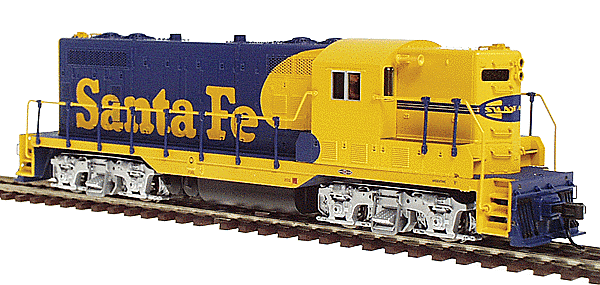 Atlas - Diesel EMD GP7 Powered - Nondynamic - Santa Fe - Painted (blue ...