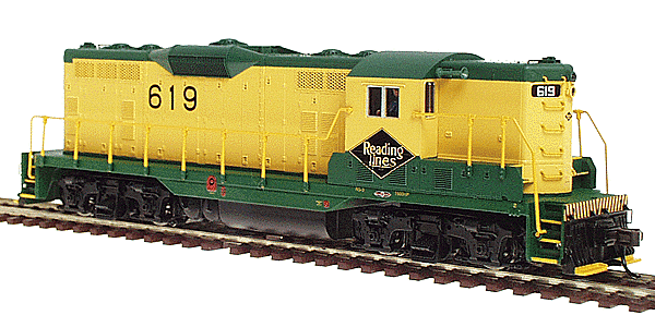 Atlas - Diesel EMD GP7 Powered w/Dynamic Brakes - Reading #619 (green ...
