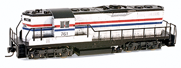MicroTrain - Diesel EMD GP9 Powered No Sound - Amtrak #761 (Phase III) - 489-98201170