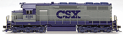 Atlas - Diesel EMD SD35 Low-Nose Powered - CSX #4586 (gray, blue) - 150-9202