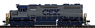 Atlas - Diesel EMD SD35 Powered - Low Nose - CSX #4586 - 150-49443