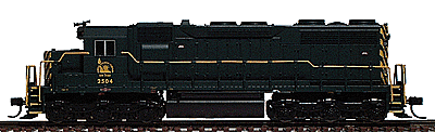 Atlas - Diesel EMD SD35 Powered w/Decoder - Low Nose - Central Railroad of New Jersey #2504 ...