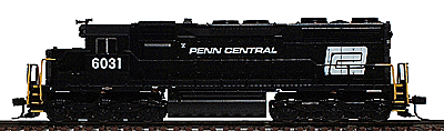 Atlas - Diesel EMD SD35 Powered w/Decoder - Low Nose - Penn Central #6031 - 150-49493
