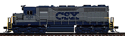 Atlas - Diesel EMD SD35 Powered w/Decoder - Low Nose - CSX #4586 - 150-49497
