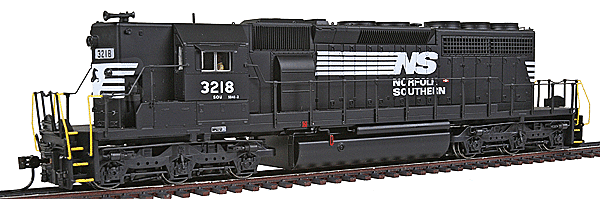 BLI - Diesel EMD SD40-2 High Hood, Powered w/Sound, DC, DCC - Norfolk Southern #3218 (Black Sill ...