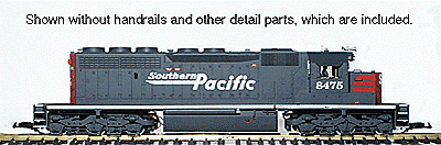 USA - Diesel EMD SD40-2 Powered - Southern Pacific #7304 (gray, red) - 748-22303