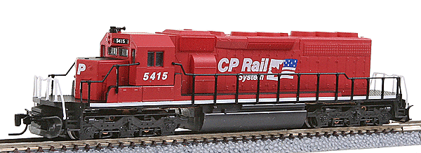MicroTrain - Diesel EMD SD40-2 - Standard DC - CP Rail #5415 (Red ...