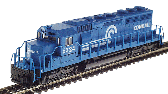 Kato - Diesel EMD SD40 Powered - Conrail #6324 (blue) - 381-1762003