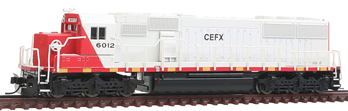 Atlas - Diesel EMD SD60 Powered w/Decoder - CEFX Leasing #6012 (Ex-Soo Line; white, red, yellow ...