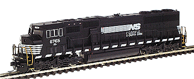 Atlas - Diesel EMD SD60M w/2 Window Cab Powered - With Decoder - Norfolk Southern #6765 (black ...