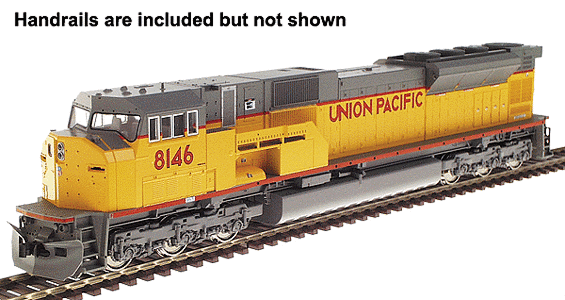Kato - Diesel EMD SD90/43MAC Powered - Union Pacific #8146 (yellow ...