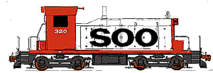 S Helper - Diesel EMD SW-1 Powered - Soo Line - 641-452