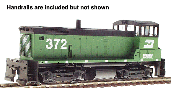 Athearn - Diesel EMD SW1000 Dummy - Burlington Northern (green, white ...