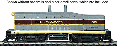 Athearn - Diesel EMD SW7 "Calf" (Cabless Booster Unit) Dummy - Erie ...