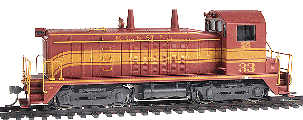 BLI - Diesel EMD SW7 Switcher Phase II - Powered w/Sound - Nashville ...