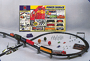 Life-Like - Diesel Freight - Power Charger 89 x 39" ATSF GP38-2, 6 Cars ...