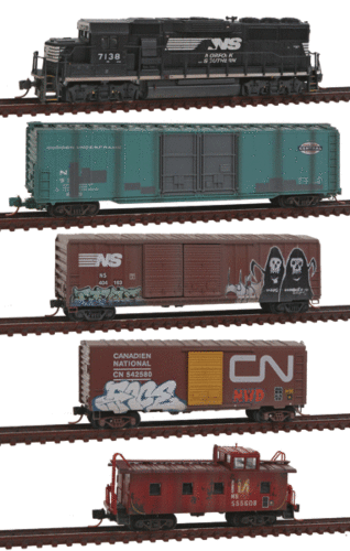 MicroTrain - Diesel Freight Train-Only Set - Norfolk Southern ...