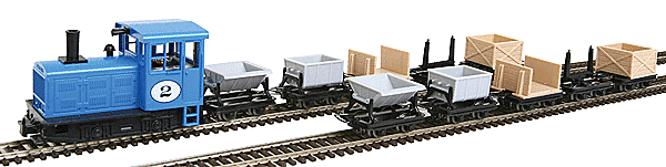 BCH - Diesel Freight Train-Only Set - Minitrains - Blue #2 - 168-5052