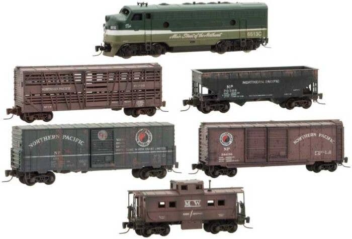 MicroTrain - Diesel Freight Train-Only Set with F7A - Standard DC ...