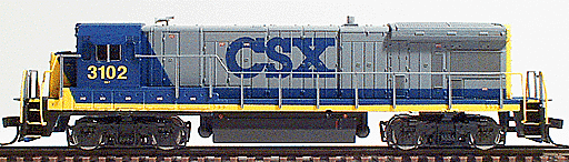 Atlas - Diesel GE B23-7 Powered - Standard - CSX #3102 (gray, blue, yellow) - 150-49715