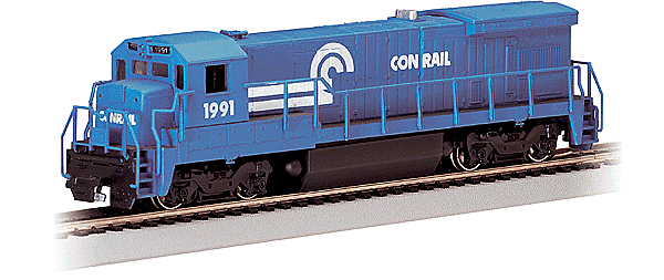 Bachmann - Diesel GE B23/B30-7 - Standard DC - Conrail #1991 (blue) - 160-11107