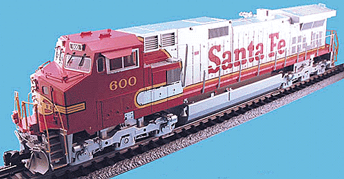 AristoCraf - Diesel GE Dash-9 44CW Powered - Santa Fe - 614-23005