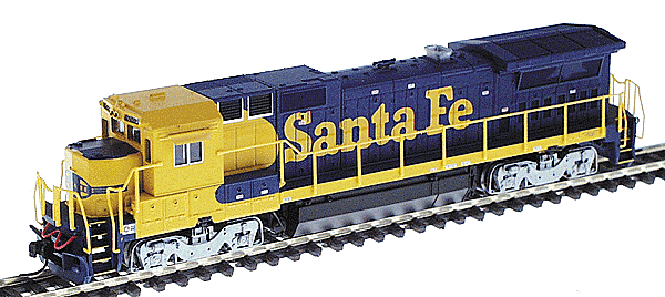 Atlas - Diesel GE Dash 8-40B Powered - Santa Fe - Painted (blue, yellow) No Unit Number - 150-48706