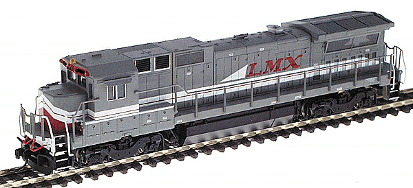 Atlas - Diesel GE Dash 8-40B Powered - LMX - Painted (gray, white, red) No Unit Number - 150-48715