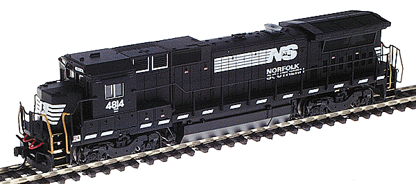Atlas - Diesel GE Dash 8-40B Powered - Norfolk Southern #4814 (black ...