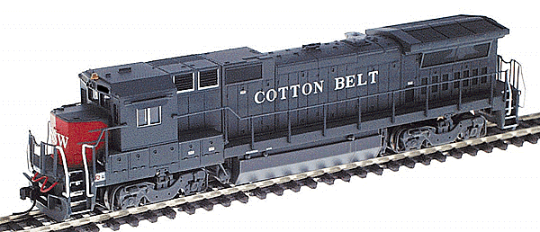 Atlas - Diesel GE Dash 8-40B Powered - St. Louis Southwestern "Cotton Belt" - Painted ("Bloody ...
