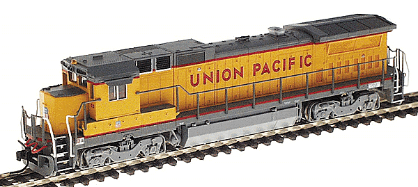 Atlas - Diesel GE Dash 8-40B Powered - Union Pacific - Painted (yellow ...