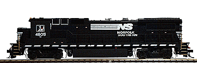 Atlas - Diesel GE Dash 8-40B Powered - Norfolk Southern #4805 (black ...
