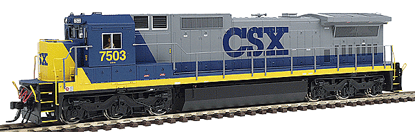 Atlas - Diesel GE Dash 8-40C - Powered w/Decoder - CSX #7503 (gray, blue, yellow) - 150-9604
