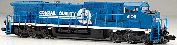 Bachmann - Diesel GE Dash 8-40CW Powered - Conrail #6104 - 160-86066