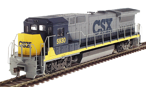 MRC - Diesel GE Dash 8 Powered w/DCC Decoder - CSX - 500-2241