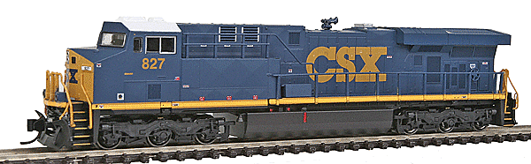 Fox Valley - Diesel GE ES44AC w/3-Window Cab, Low Cab Number Boards, High Rear Light - CSX #827 ...