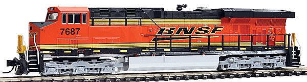 Fox Valley - Diesel GE ES44DC 4-Window Cab, Low Rear Light, Hi-Ad Trucks - Standard DC - BNSF ...
