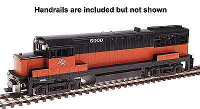 Stewart Hb - Diesel GE U25B Phase IV Powered - Milwaukee Road #5000 (As ...