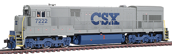 Atlas - Diesel GE U30C Phase III Powered - No Decoder - CSX #7222 (gray ...